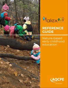 Projet Alex - Nature-based Early Childhood Education » Outdoor Play Canada
